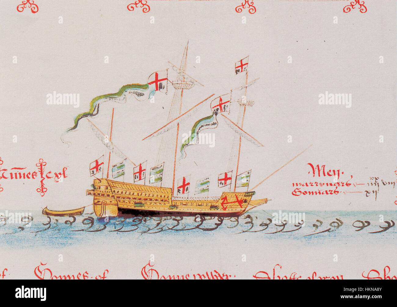 The *Anthony Roll* is a 16th-century manuscript documenting the ships ...