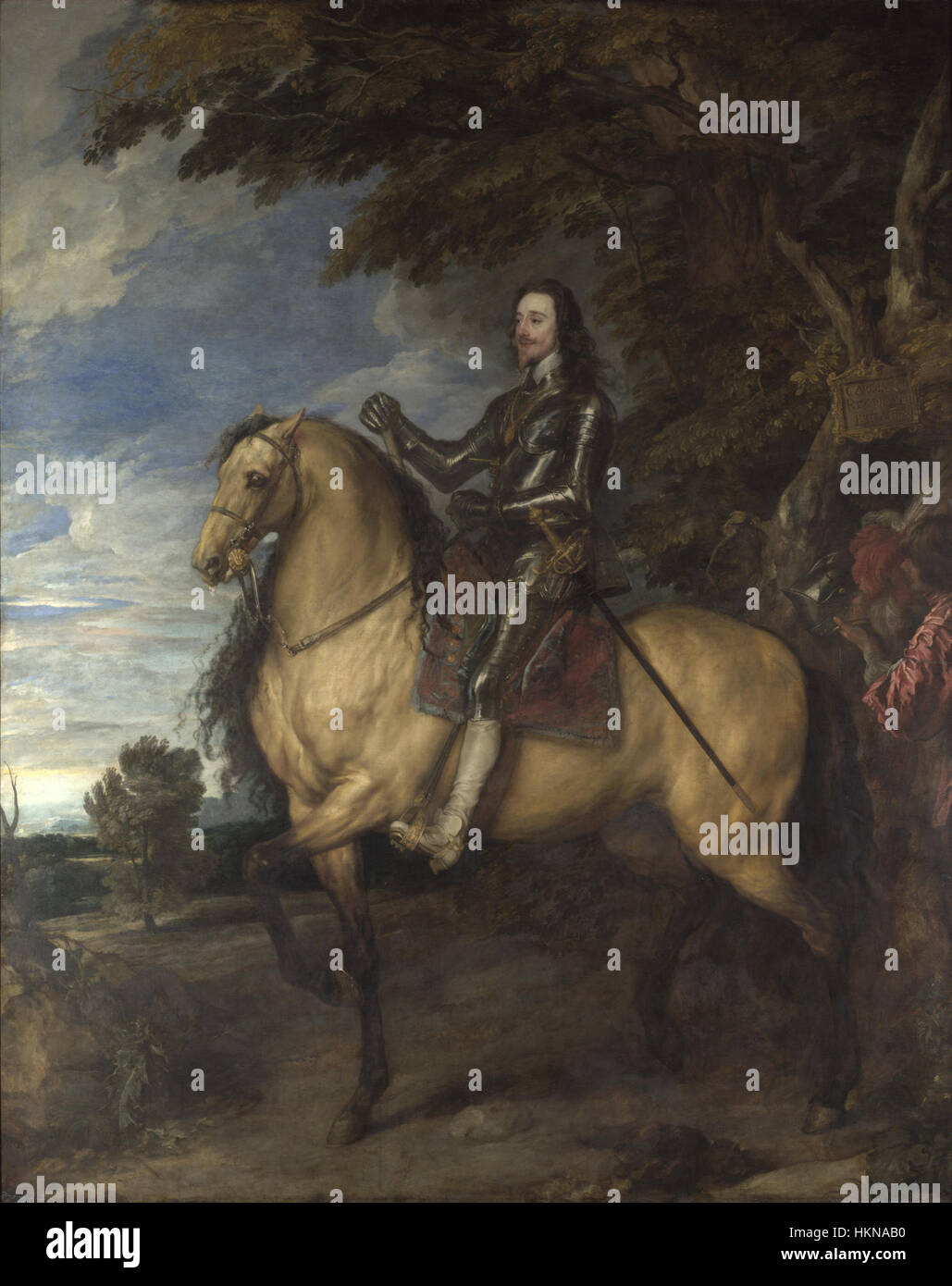 Anthony van Dyck's 'Equestrian Portrait of Charles I' portrays the King ...