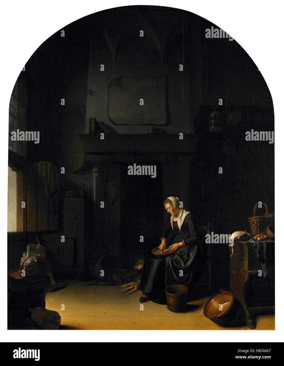 Dutch 17th century art kitchen hi-res stock photography and images - Alamy