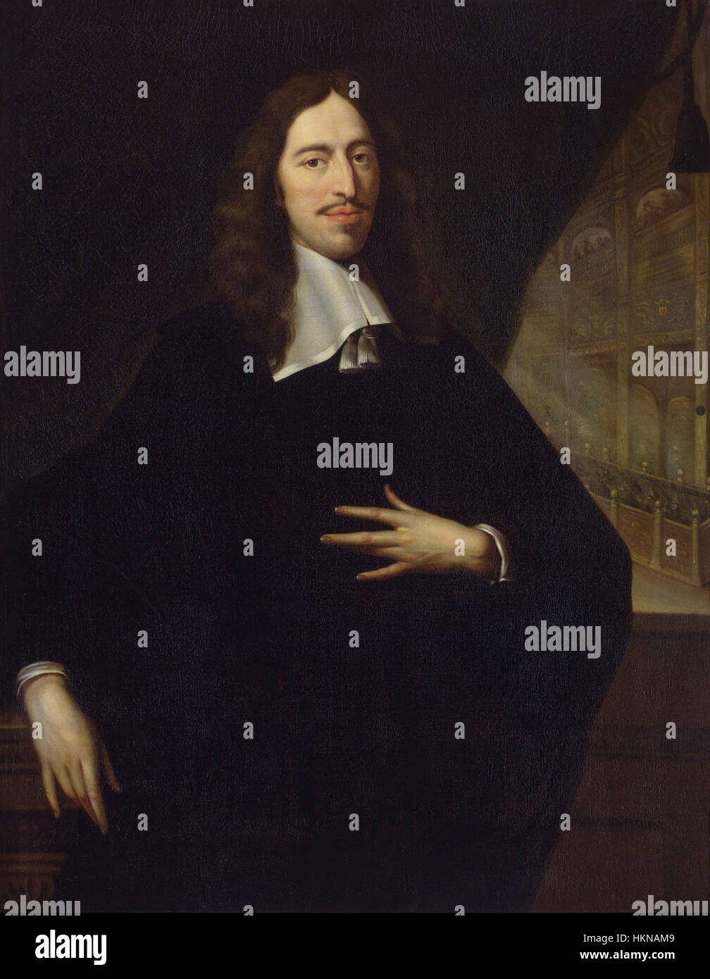 A historical portrait of Grand Pensionary Johan de Witt, a prominent ...