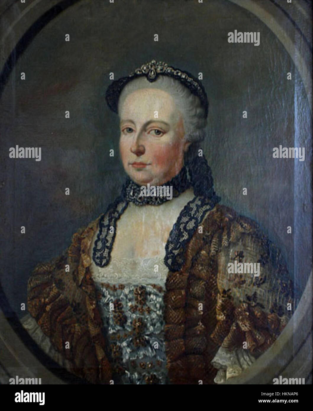 This portrait of Maria Theresa, painted during the 18th century ...