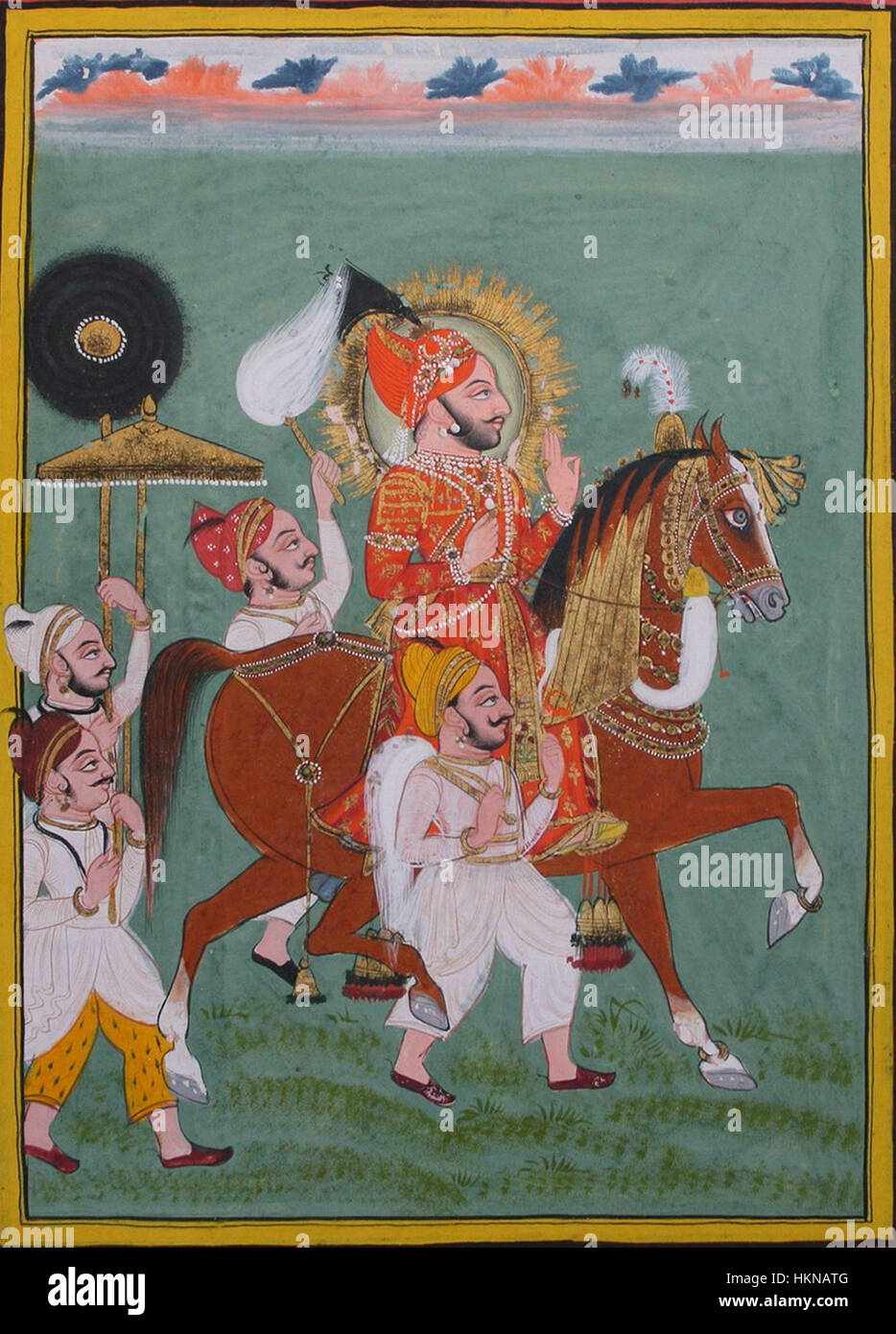 This portrait of Maharana Ari Singh of Mewar, painted in 1770 ...