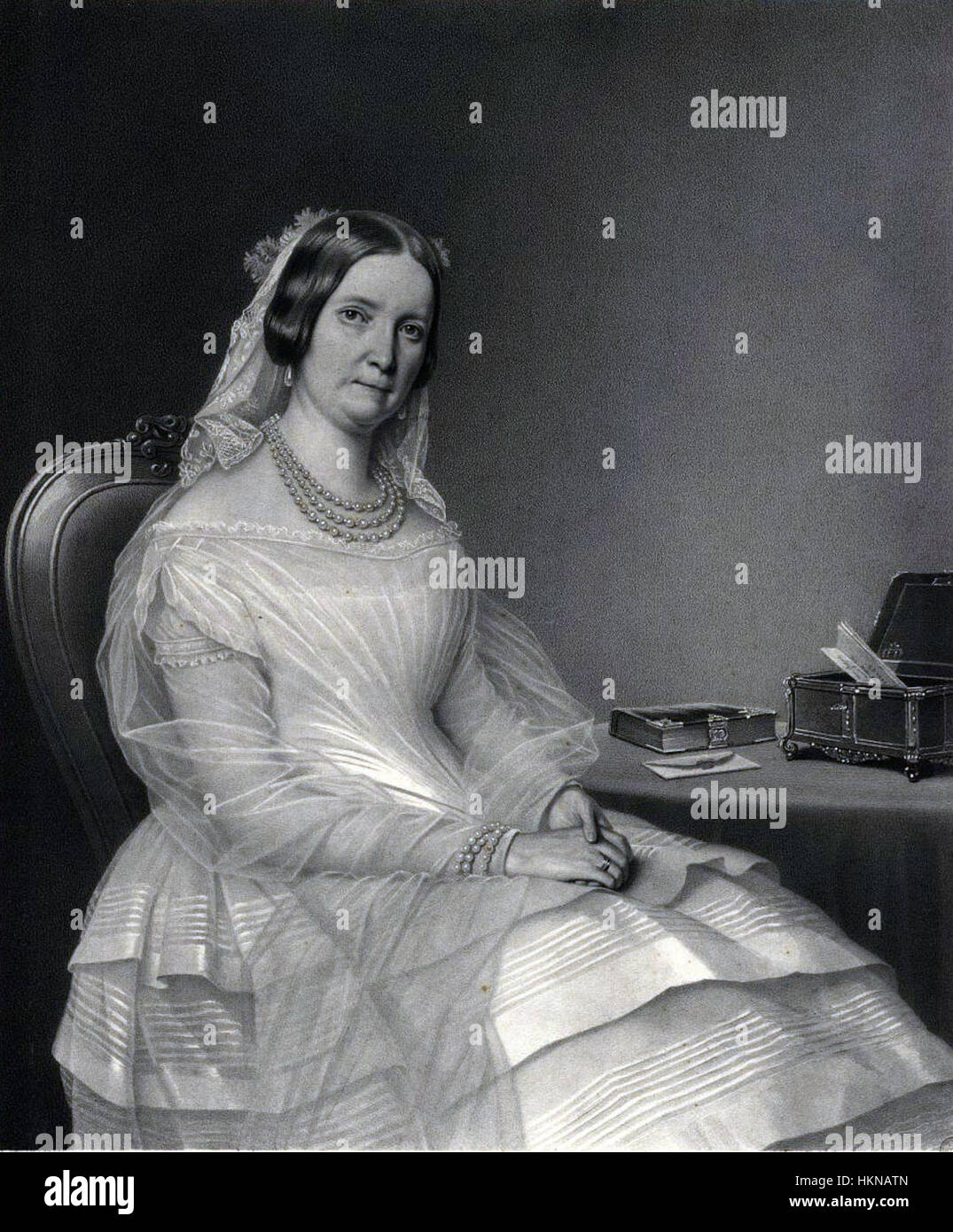 The portrait of Comtesse Julie de Stroganoff is an elegant depiction of ...