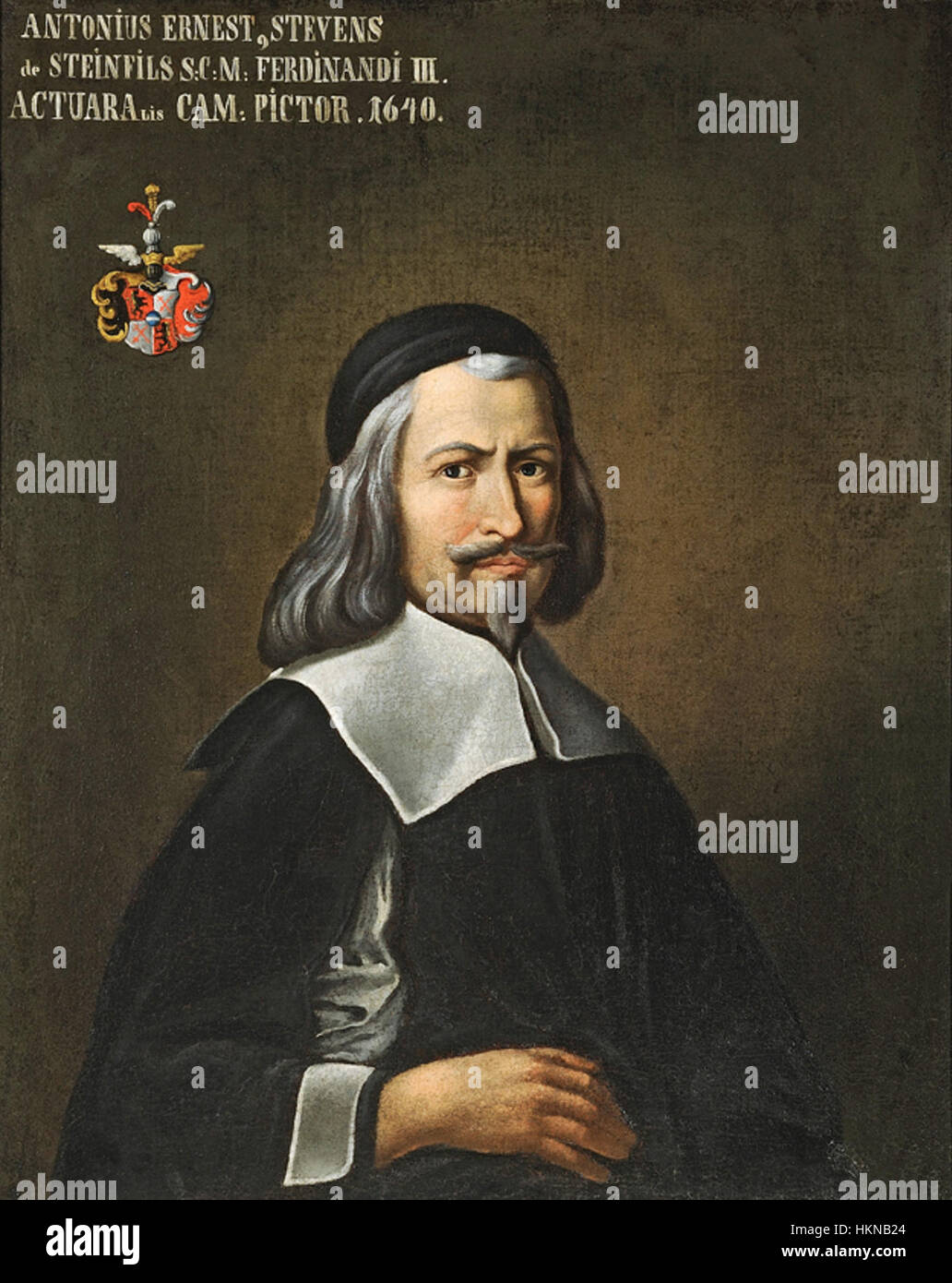 A. Stevens’ artwork features a classic 19th-century portrait, capturing ...