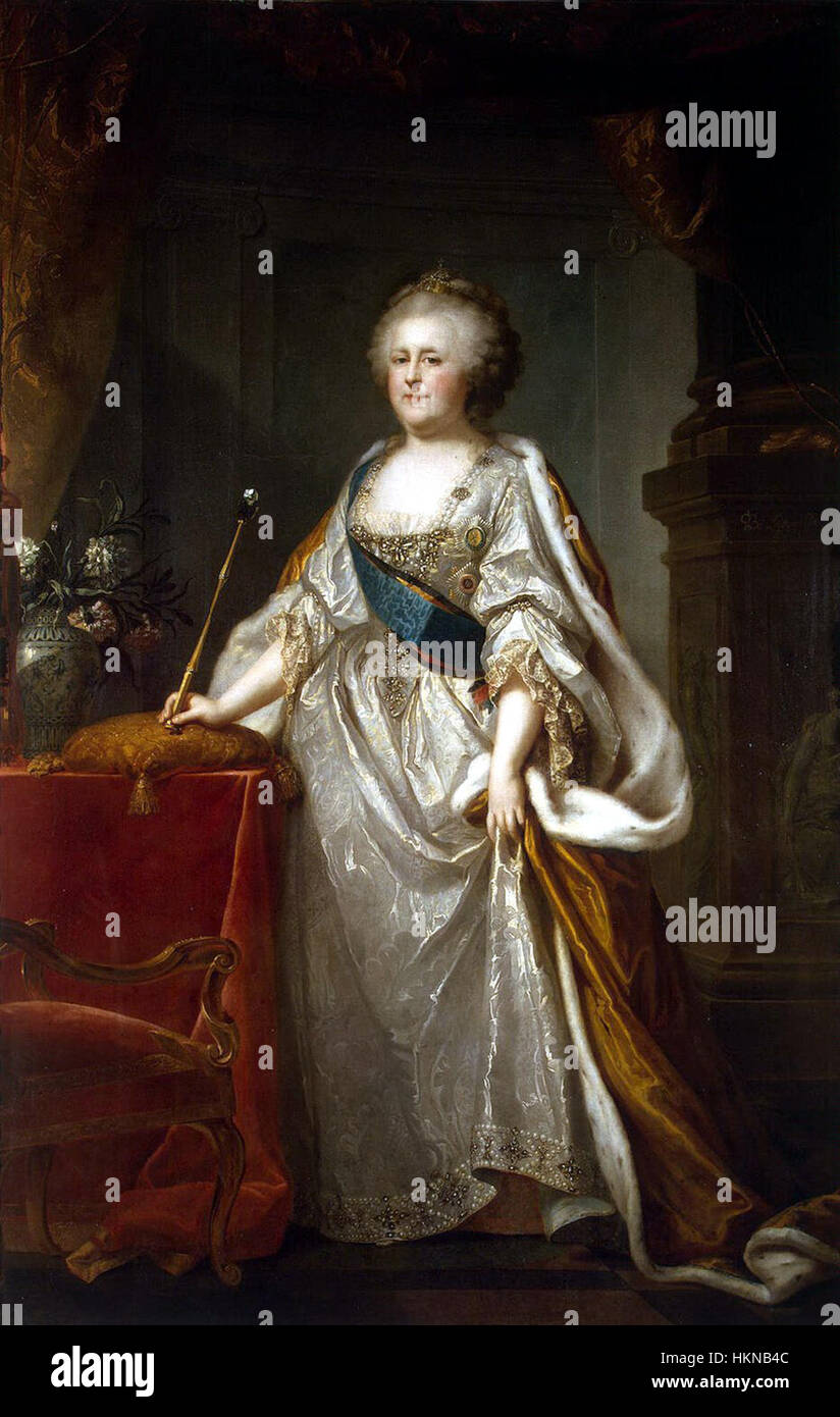 Portrait catherine ii empress hi-res stock photography and images - Alamy