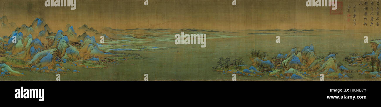 A thousand li of rivers and mountains hi-res stock photography and ...