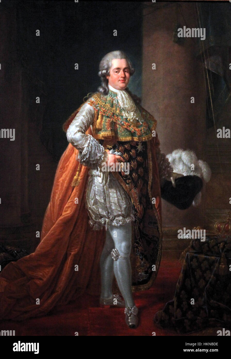 This portrait of the Comte de Provence, created in the 18th century ...