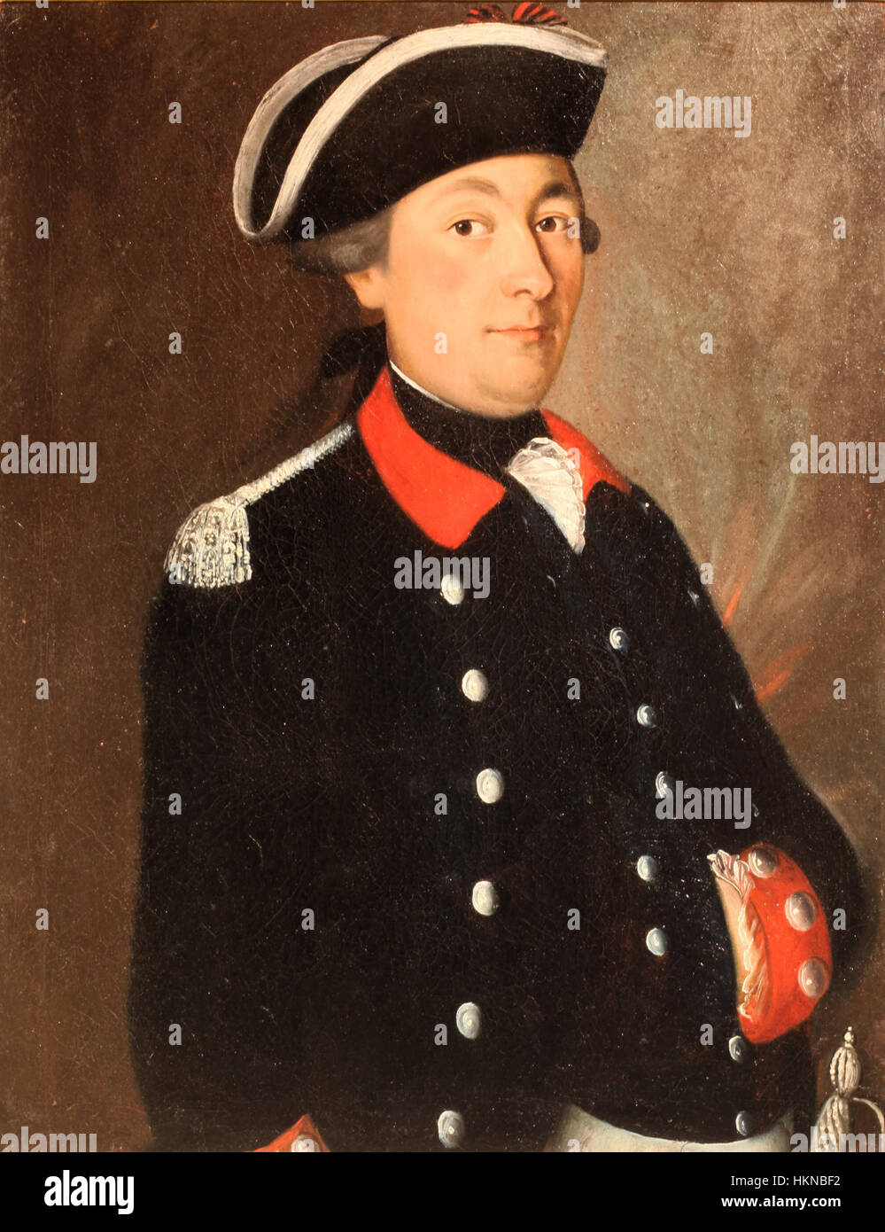 This image of Captain Bontems captures a historical military figure ...