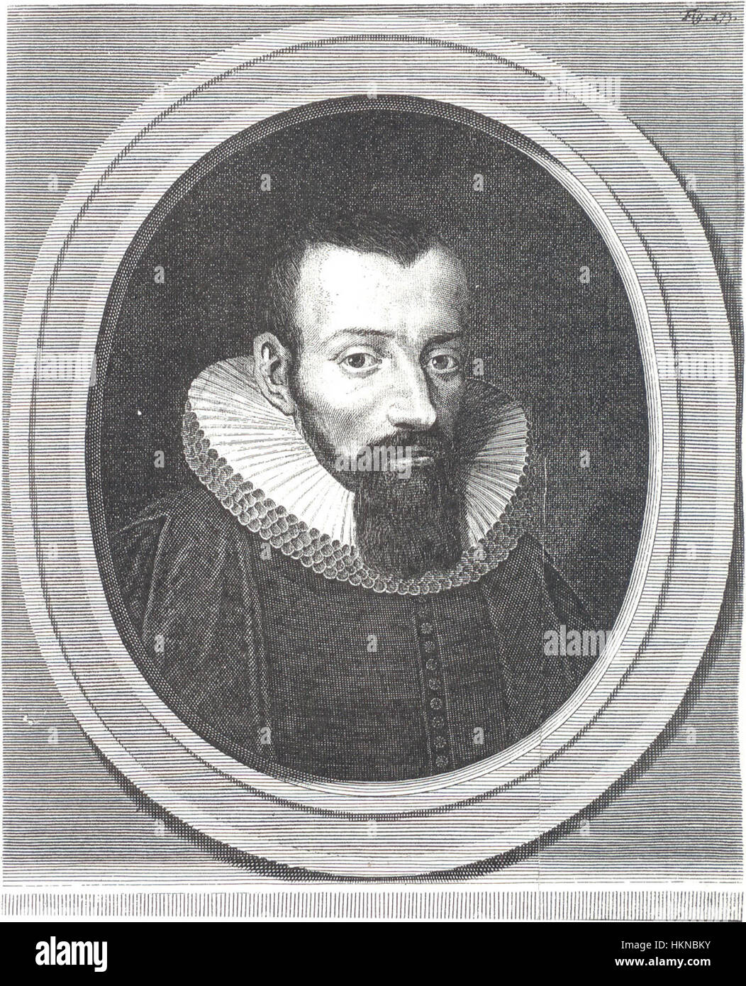 A depiction of Bartholomaeus Keckermann, a 16th-century German ...