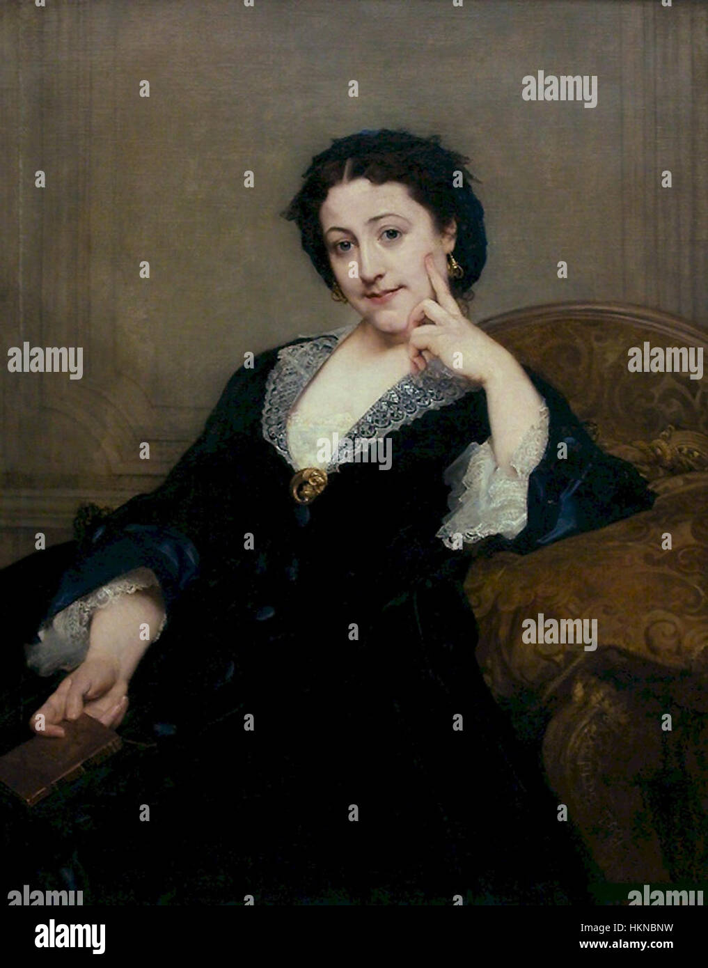 Baudry's painting of Madeleine Brohan, a prominent French actress ...