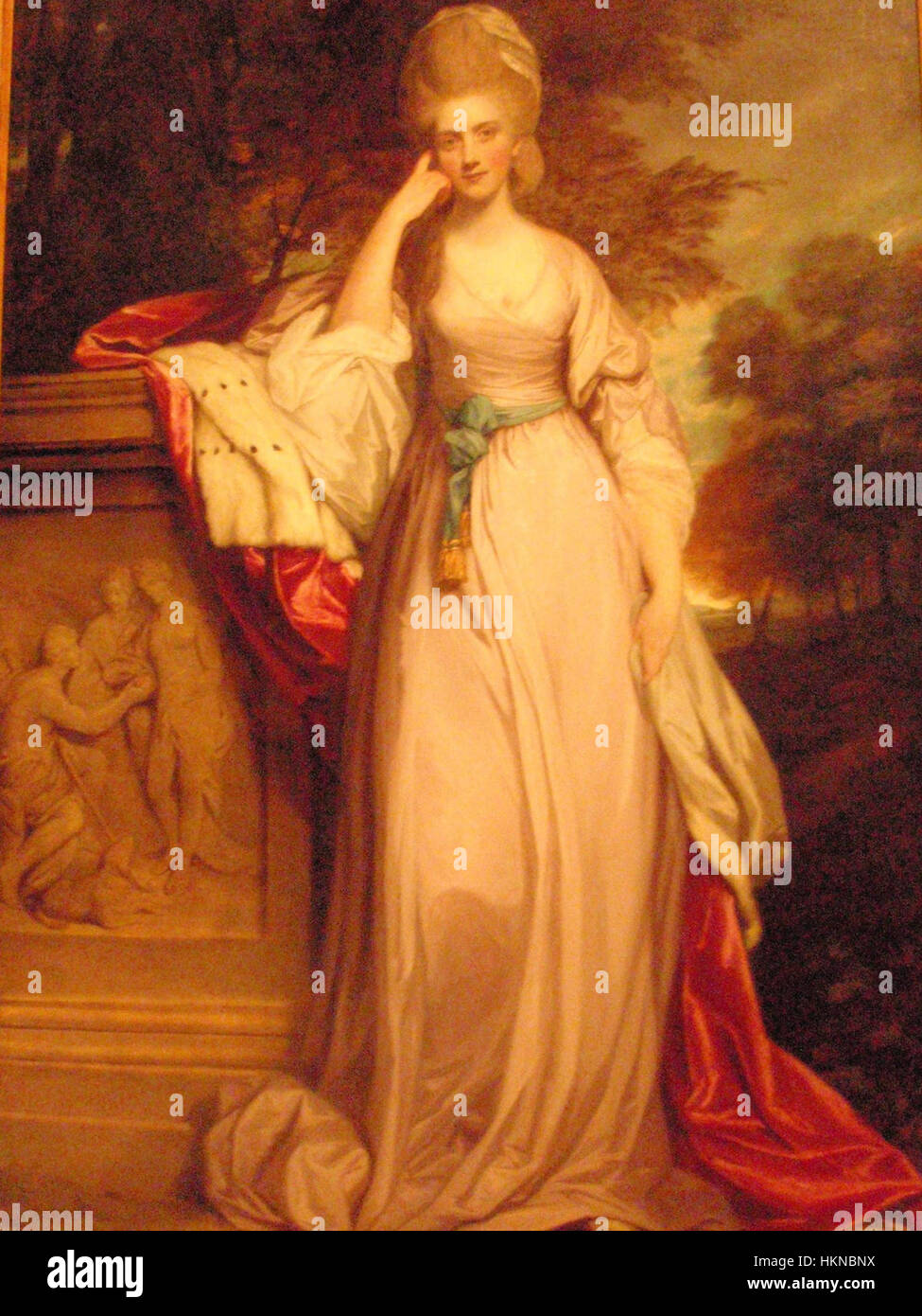 The portrait of Anne, Viscountess Townshend, captures the elegance and ...
