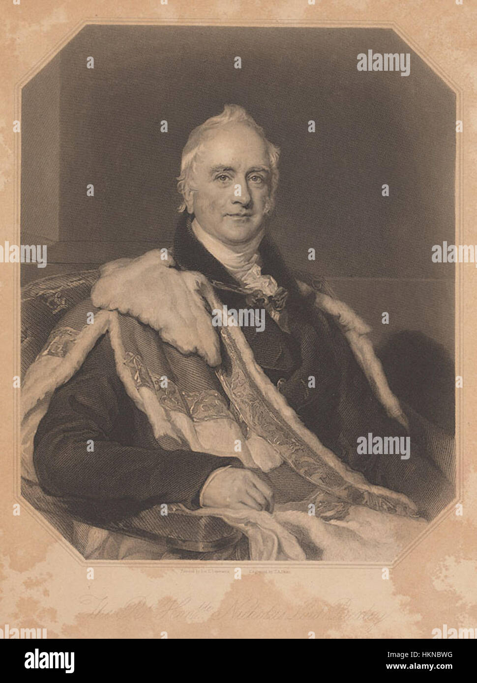 1st Lord Bexley, a prominent British politician of the 19th century ...