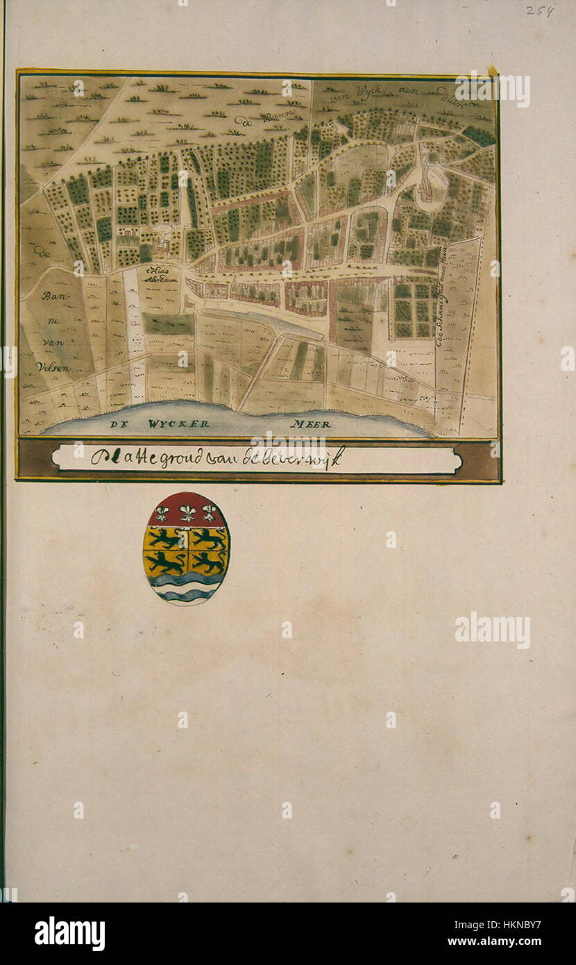 This detailed map, from the first part of the West Friesland region ...