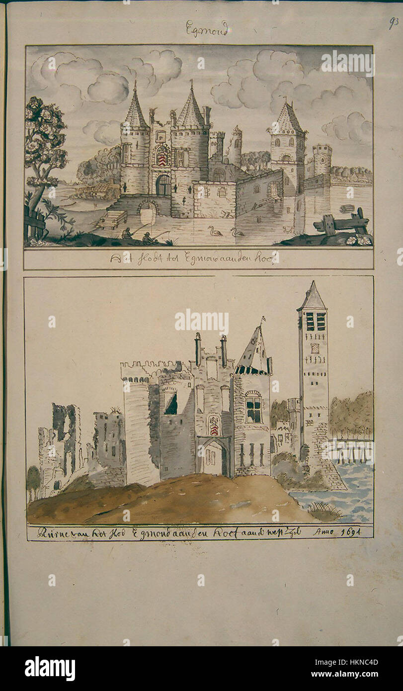 This map illustration of the West Friesland region of Noord-Holland ...