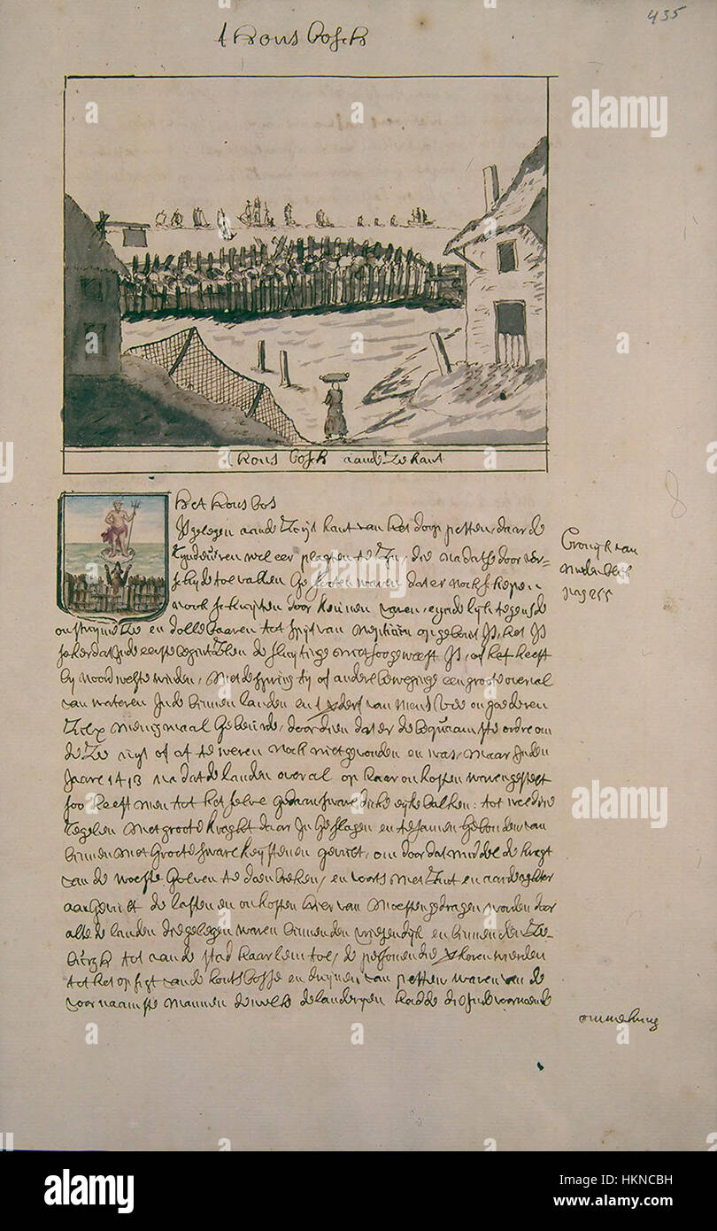 The 'Atlas Schoemaker' map depicts the West Friesland region of Noord ...