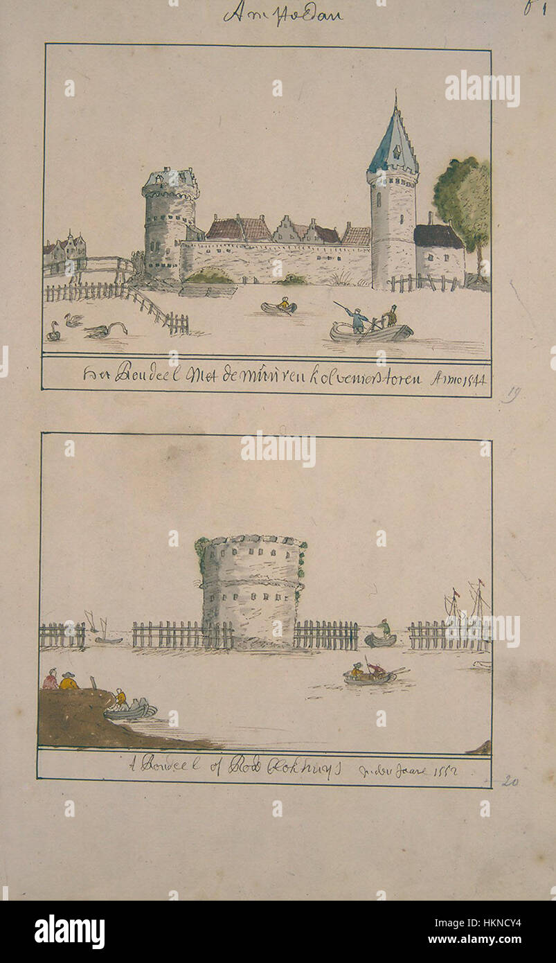 This artwork by Atlas Schoemaker depicts the iconic Kastelen (castles ...