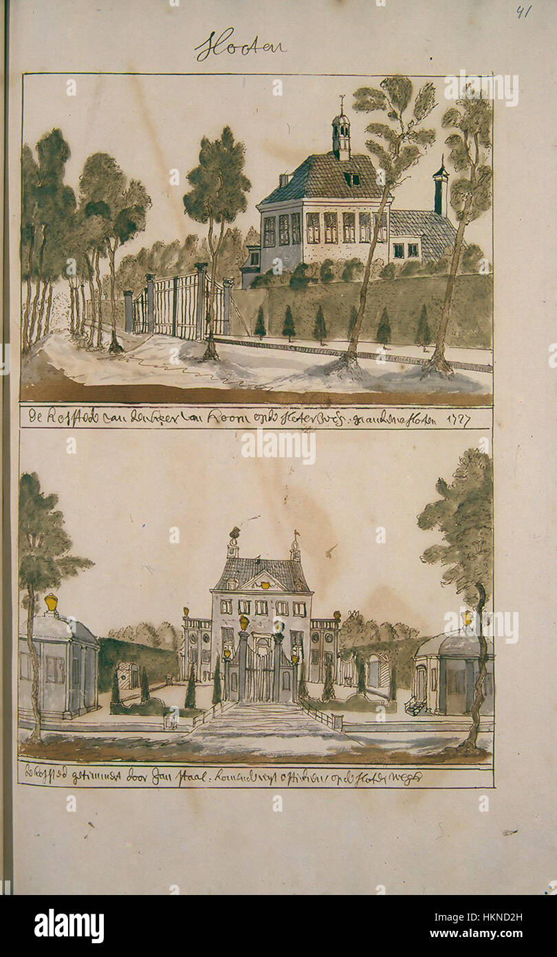 This map from the *Atlas Schoemaker* series shows the area of Sloten in ...