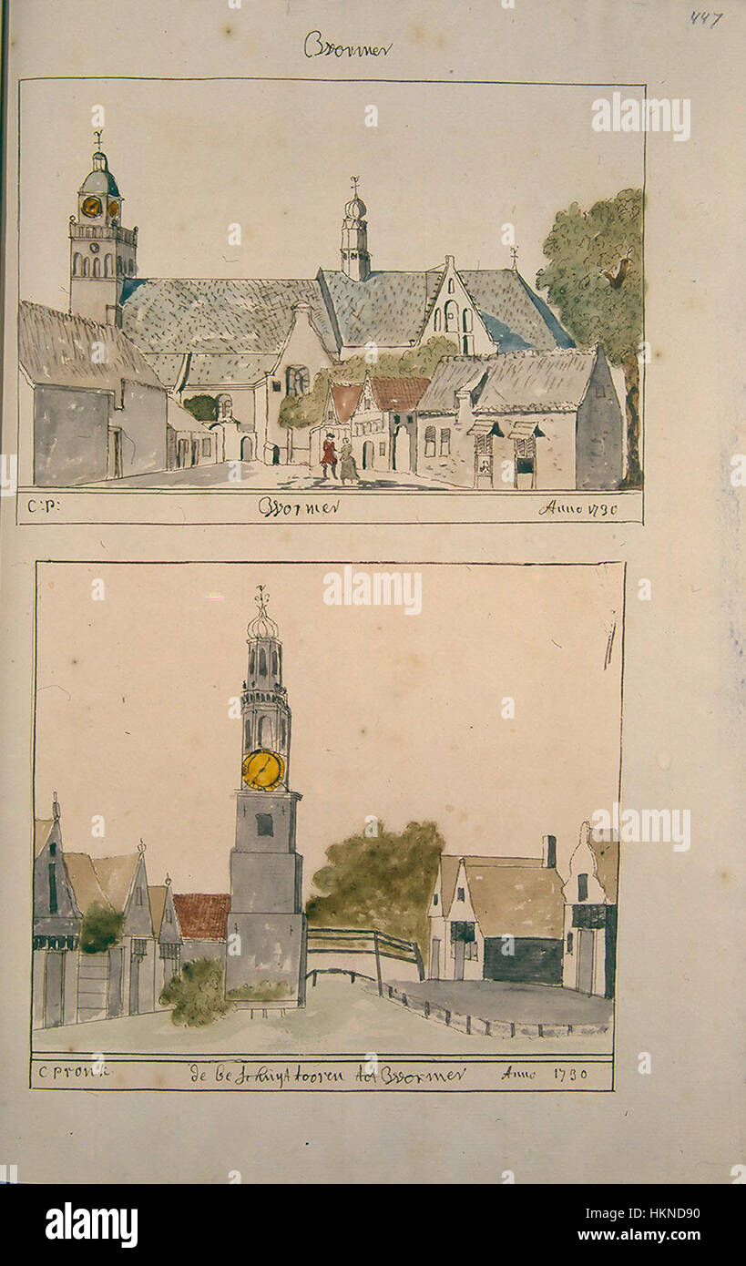 This map by Atlas Schoemaker illustrates the region of West Friesland ...