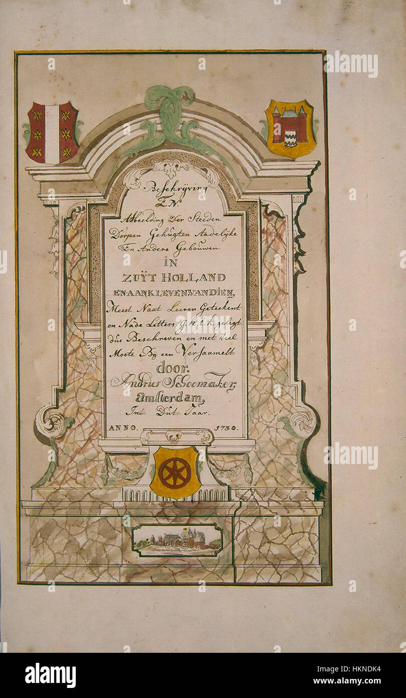 The title page of the 'Atlas Schoemaker' (1618) shows the historical ...