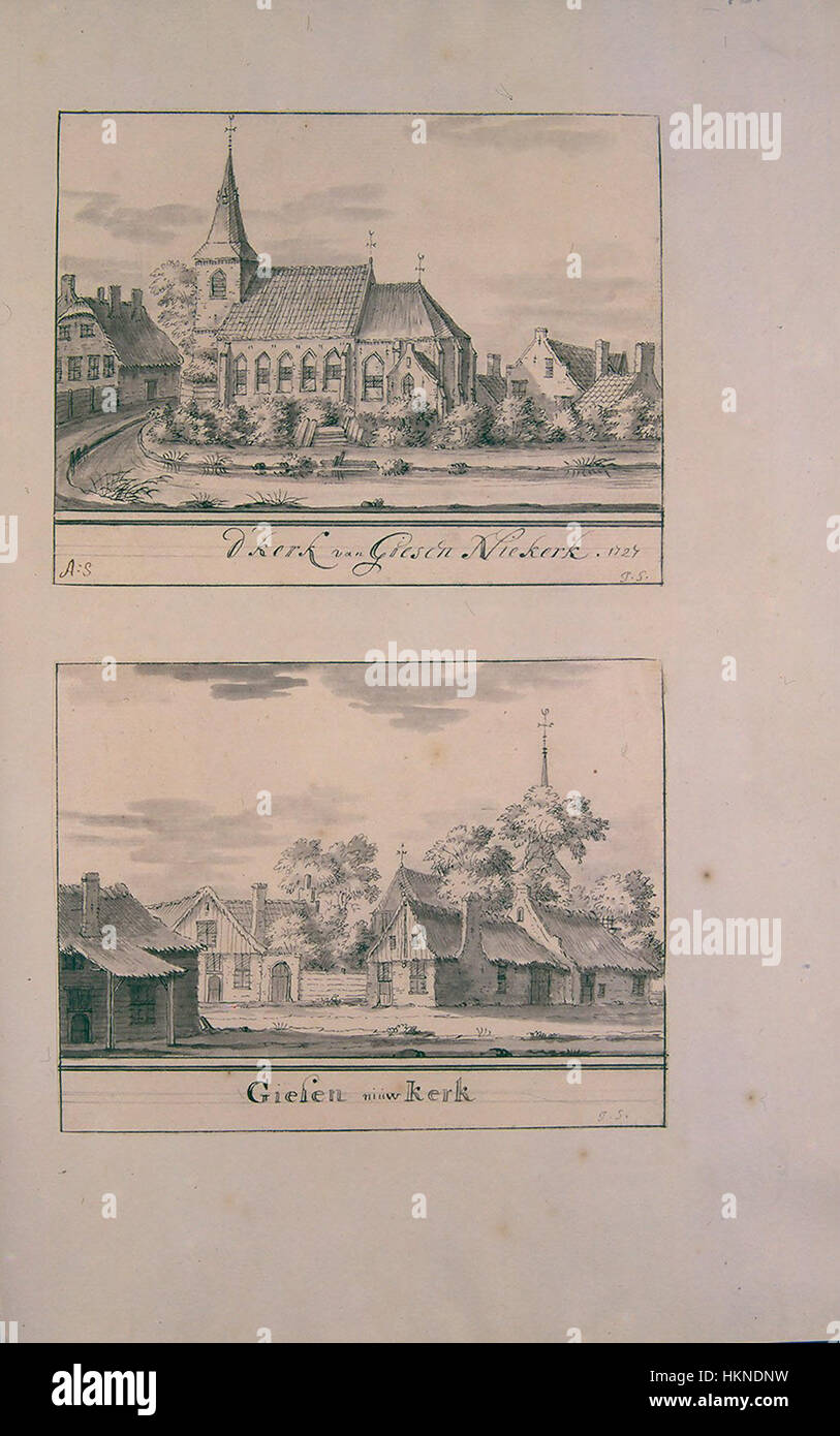 This 1688 map of Zuid-Holland, Giessen-Nieuwkerk, from the Atlas ...