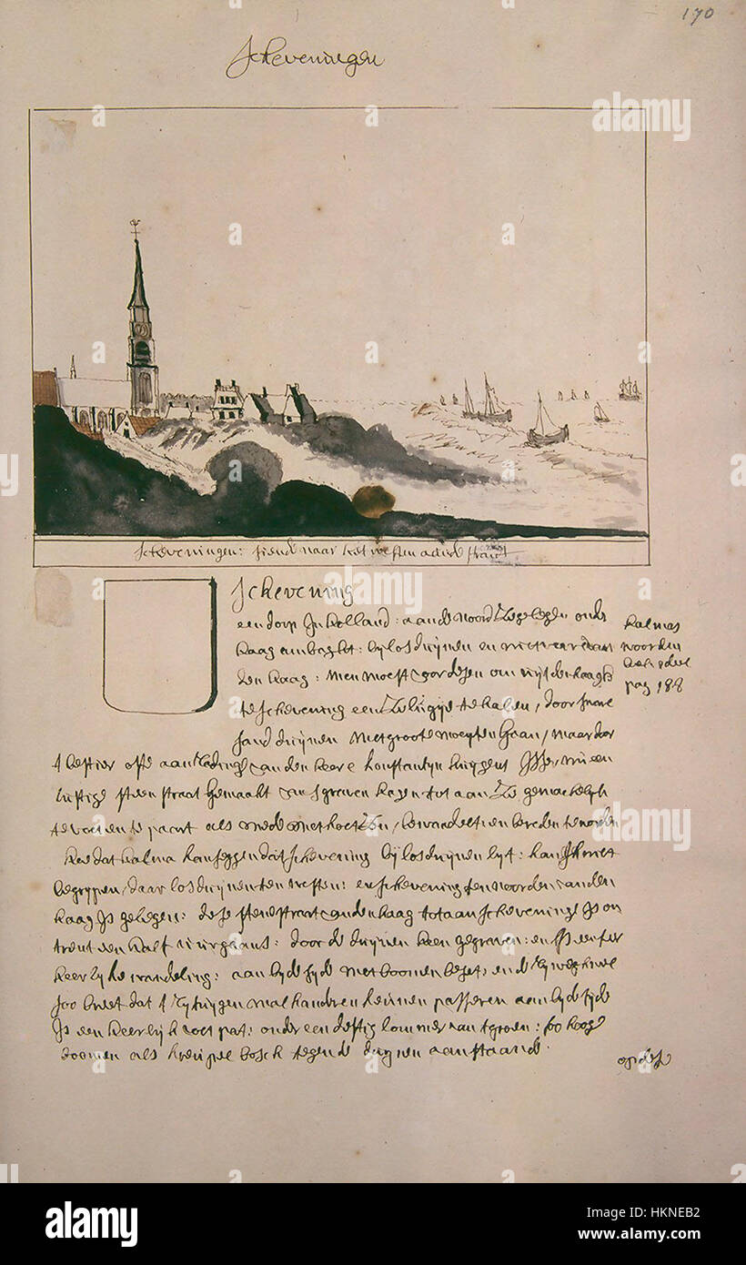 This map by Atlas Schoemaker highlights the Scheveningen area in Zuid ...