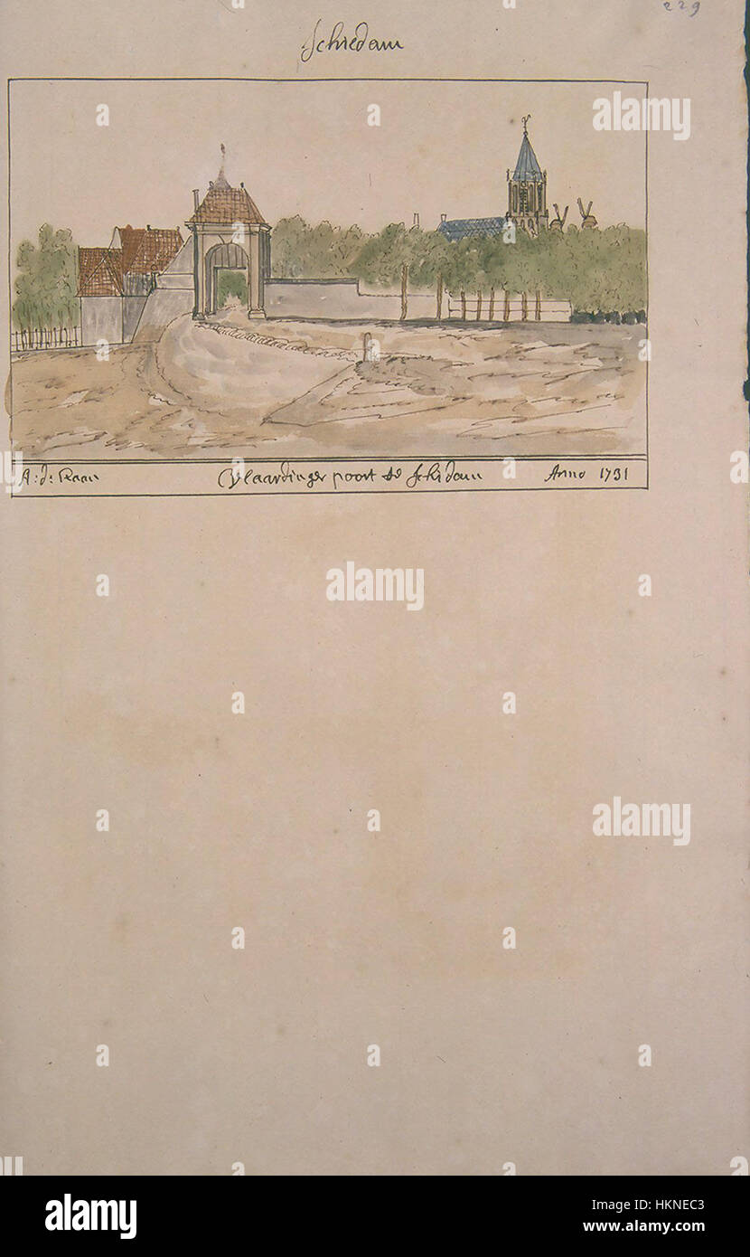 Schiedam map hi-res stock photography and images - Alamy