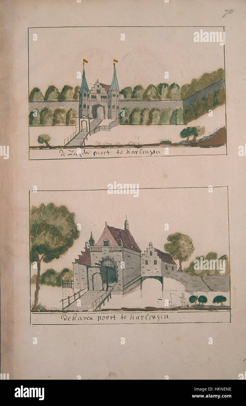 Atlas Schoemaker’s painting of Friesland, featuring Harlingen, captures ...