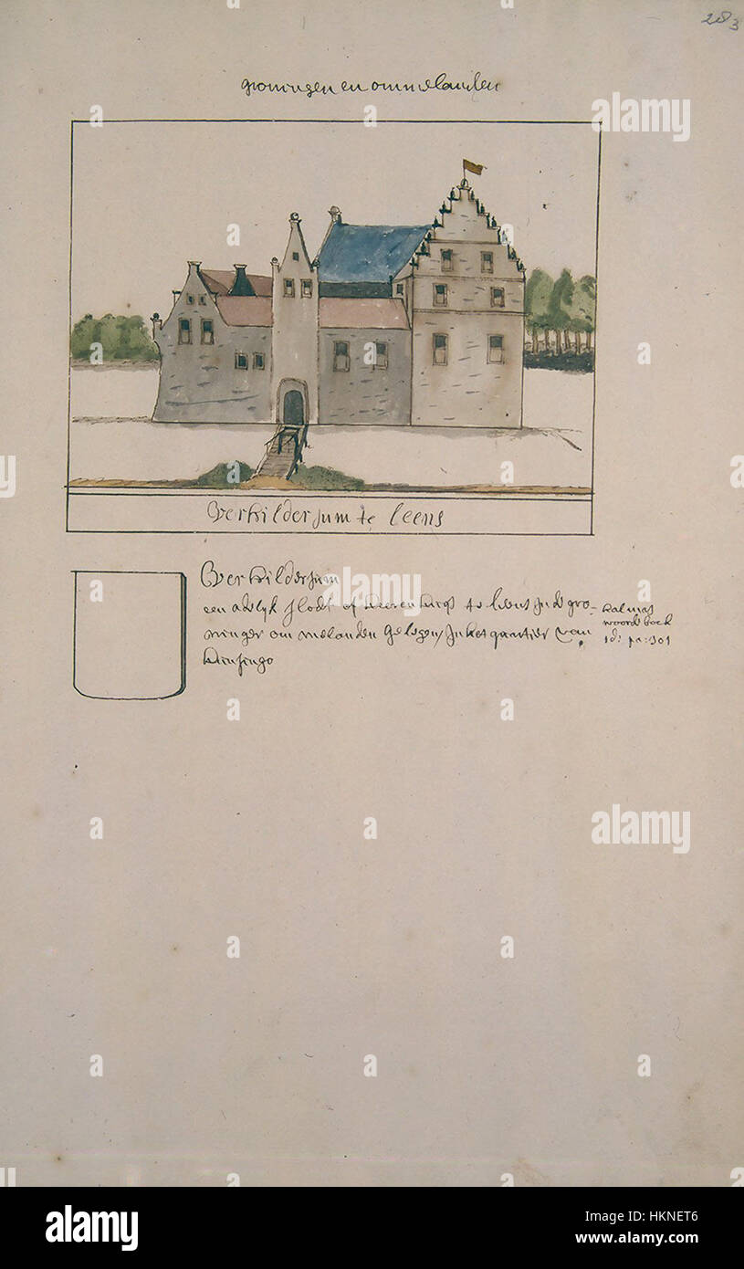 This artwork, an atlas by Schoemaker, depicts the regions of Groningen ...