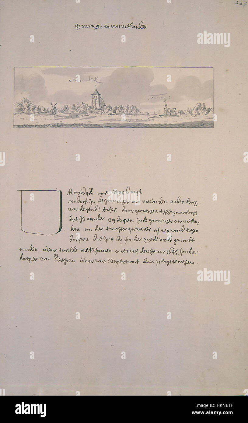 This work from the Atlas Schoemaker series depicts the Noorddijk area ...