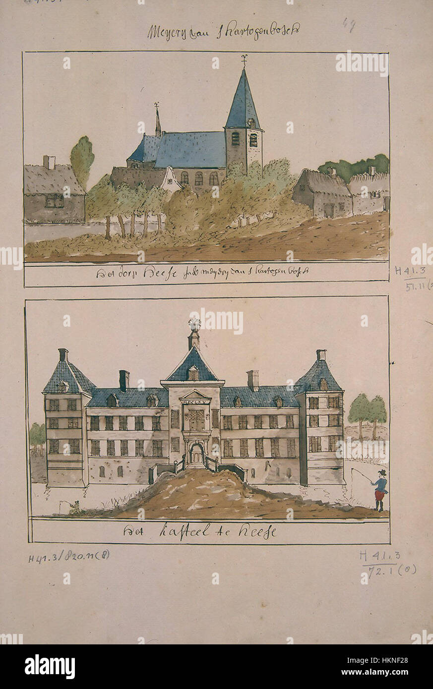 This painting by Atlas Schoemaker depicts the rural landscape of Noord ...