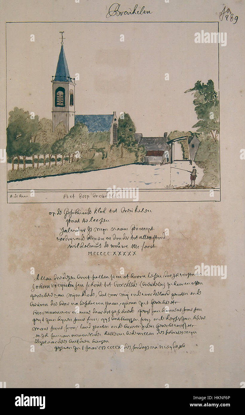 This artwork features a historical map of Utrecht and Breukelen ...