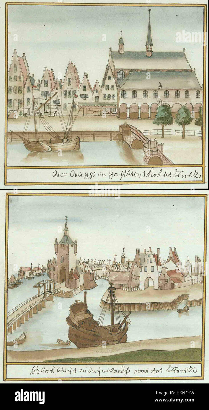 This map, created by Atlas Schoemaker, depicts the towns of Zeeland ...