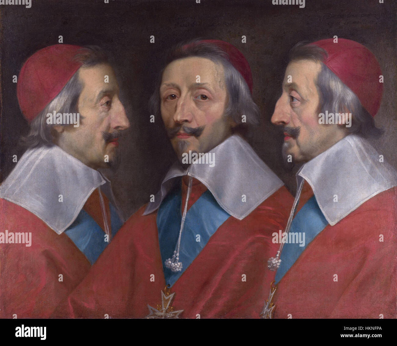 This triple portrait, attributed to Philippe de Champaigne, shows ...
