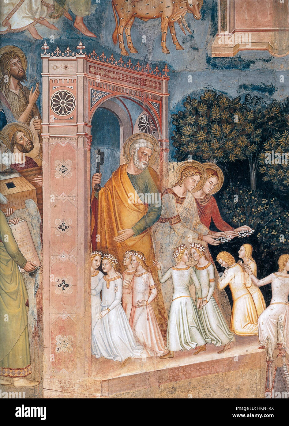 This fresco by Andrea di Bonaiuto in Santa Maria Novella, Florence ...