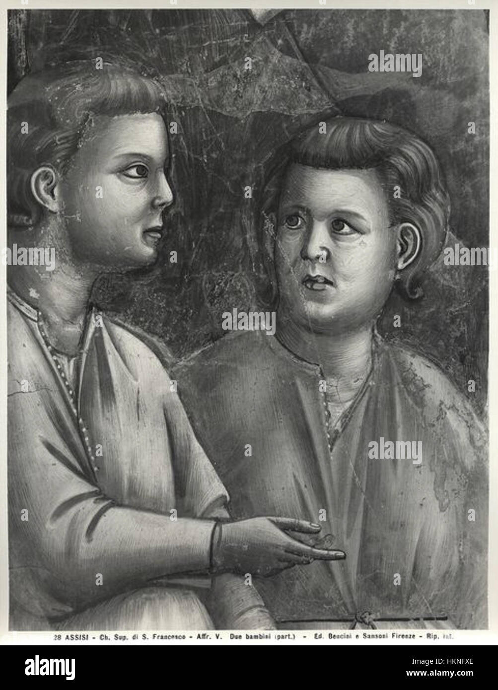 This artwork depicts 'Giotto', an iconic figure in art history ...