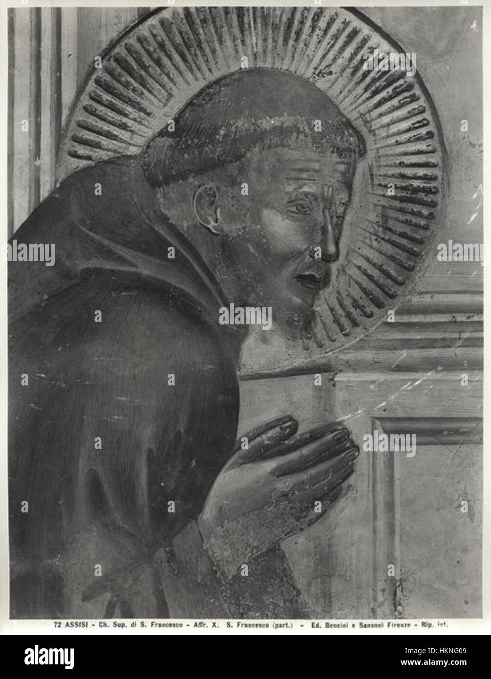 A depiction by Giotto from the famous fresco series ‘The Expulsion of ...