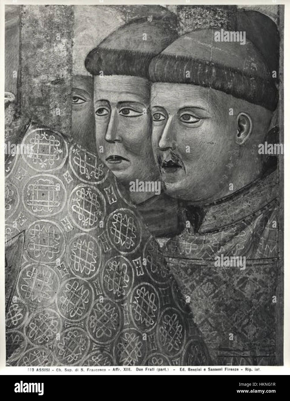 This artwork depicts the Presepe di Greccio, a nativity scene painted ...