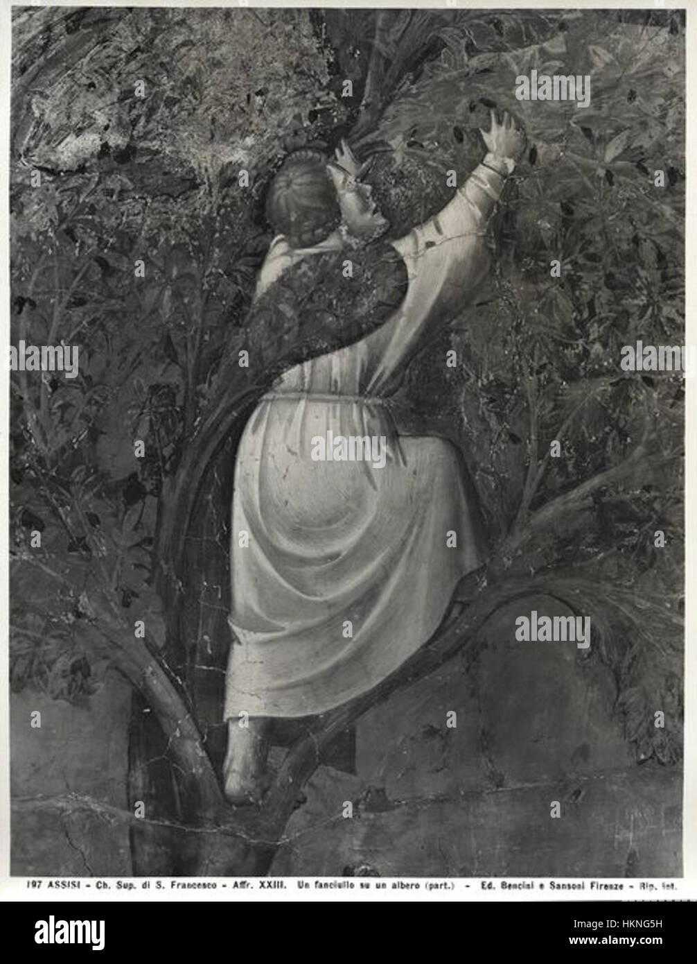 This painting, titled *Pianto di Santa Chiara e delle Compagne* (The Lament of Saint Clare and ...