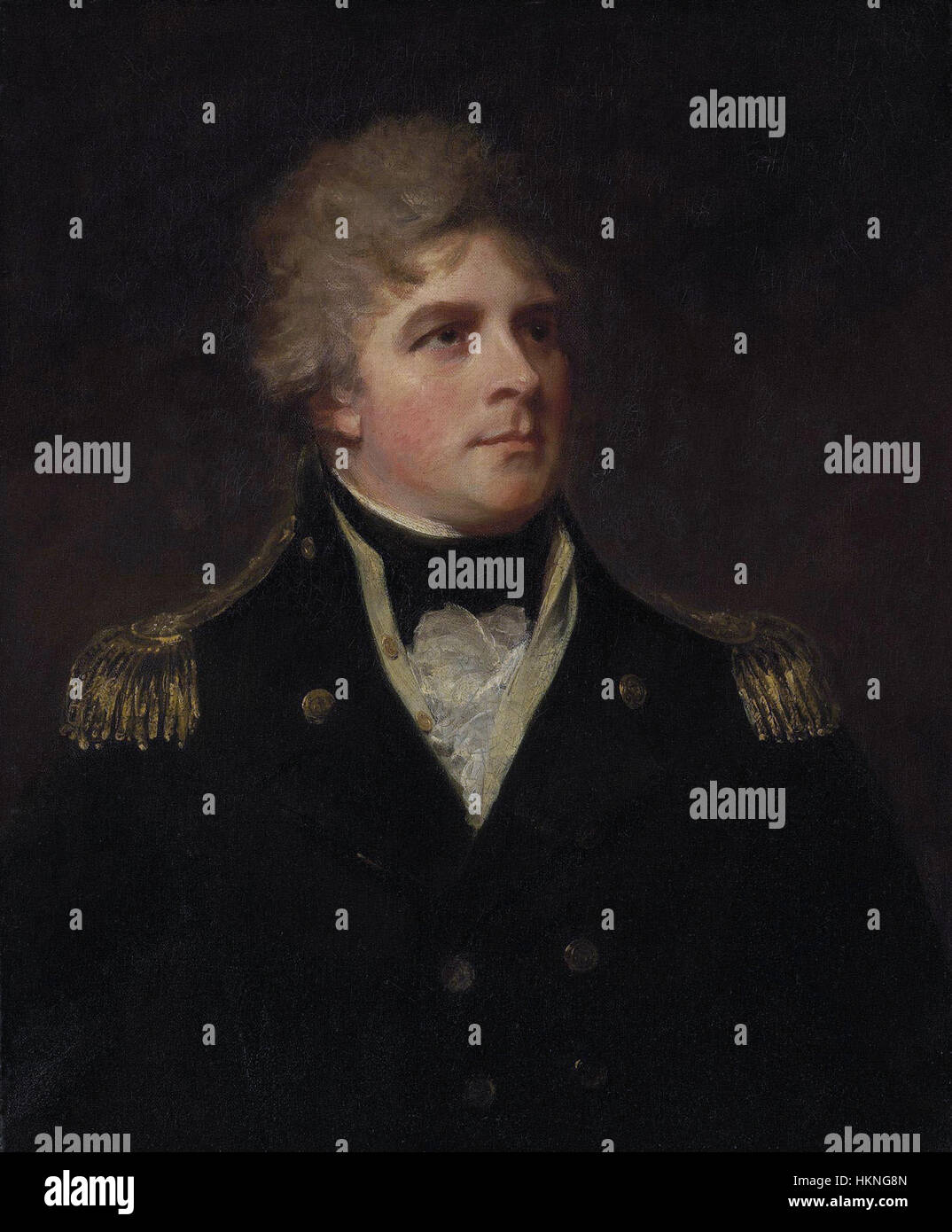 This portrait of Admiral Sir John Orde by George Romney depicts the ...