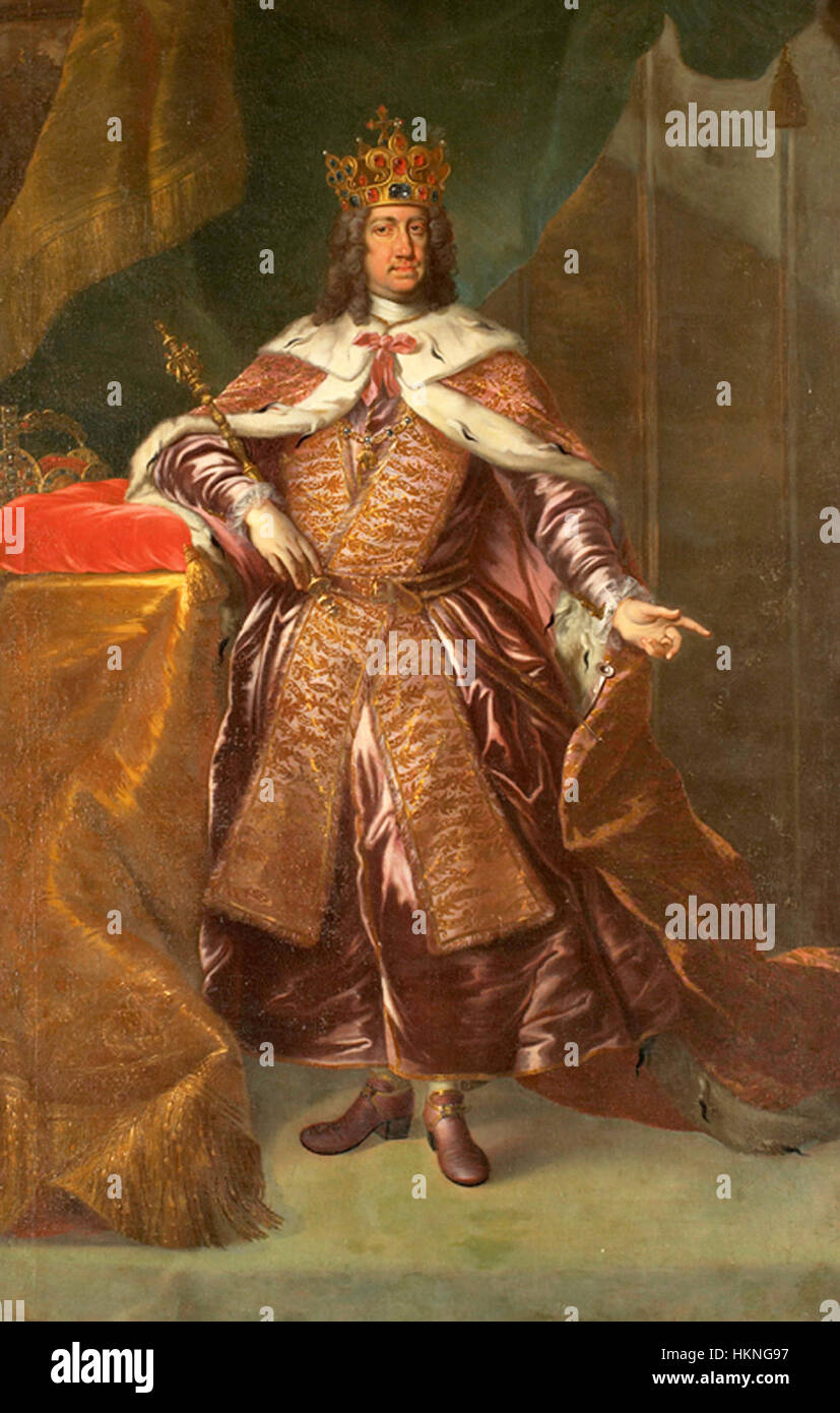 This portrait of Emperor Charles VI, painted in the early 18th century ...