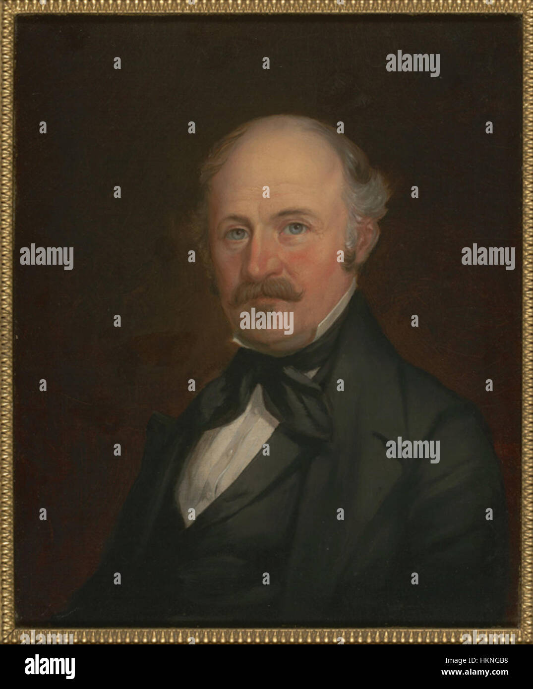 This painting by Stephen W. Shaw portrays John Augustus Sutter, a notable figure in California’s ...