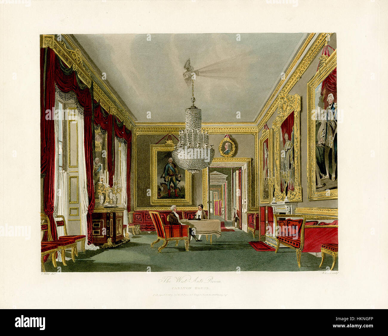 Rooms in regency house hi-res stock photography and images - Alamy