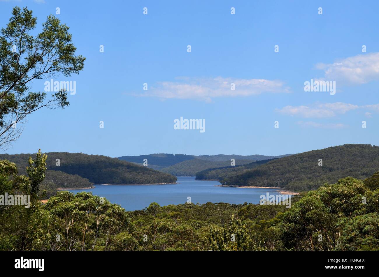 View of catchment area for Cordeaux Dam NSW Stock Photo - Alamy