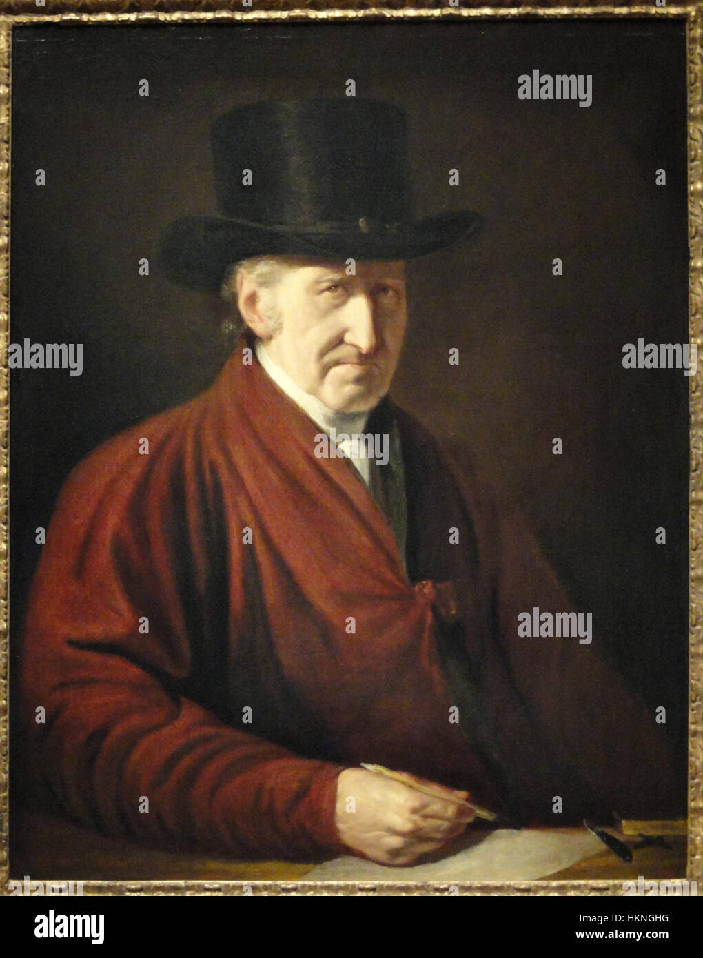 Benjamin West's 'Self Portrait,' painted in 1819, offers a glimpse into ...