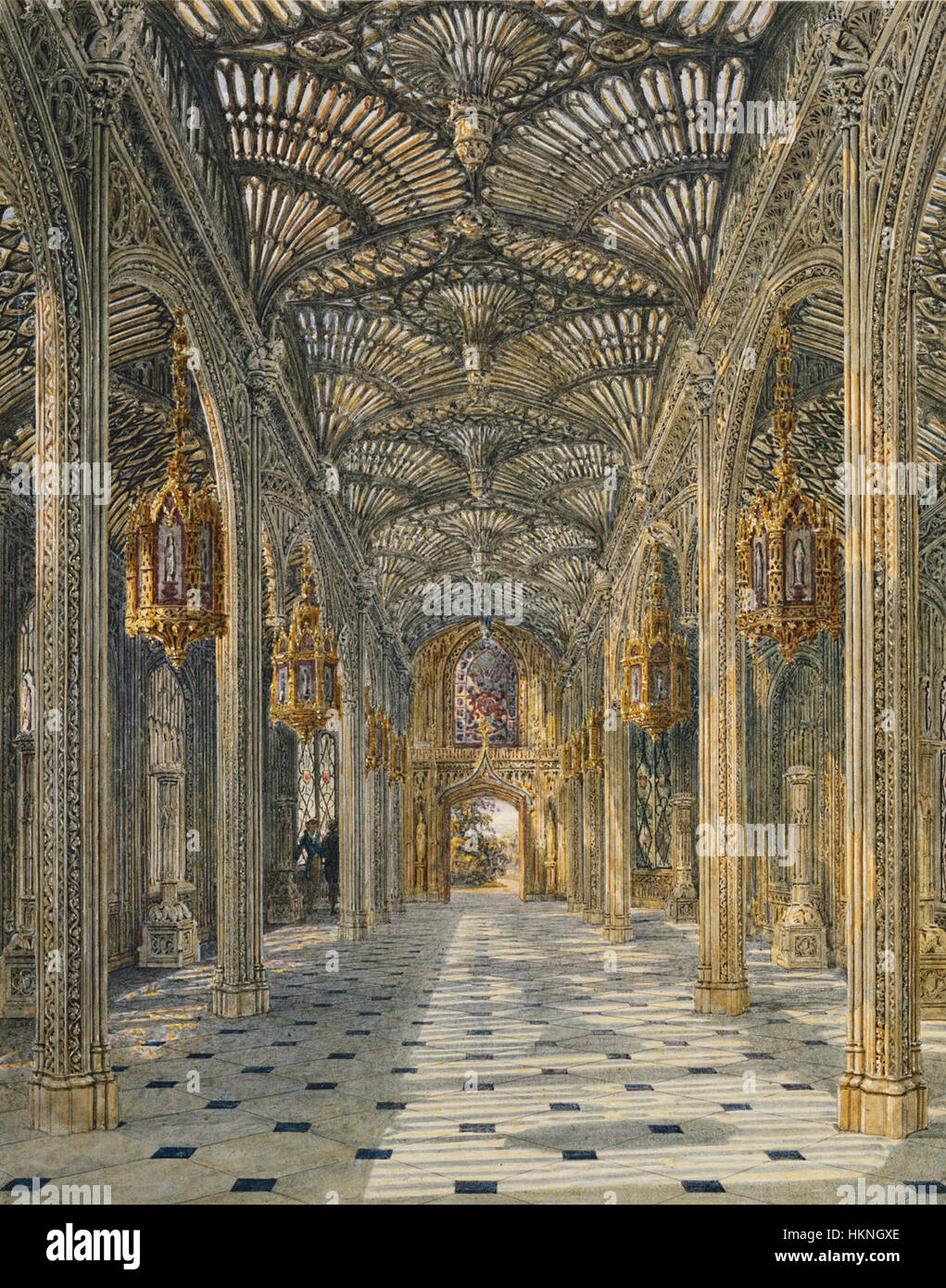 This 1817 painting by Charles Wild showcases the Carlton House ...