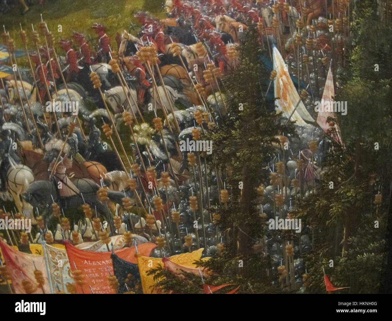 Albrecht Altdorfer’s painting 'Battaglia di Isso' (Battle of Issus ...