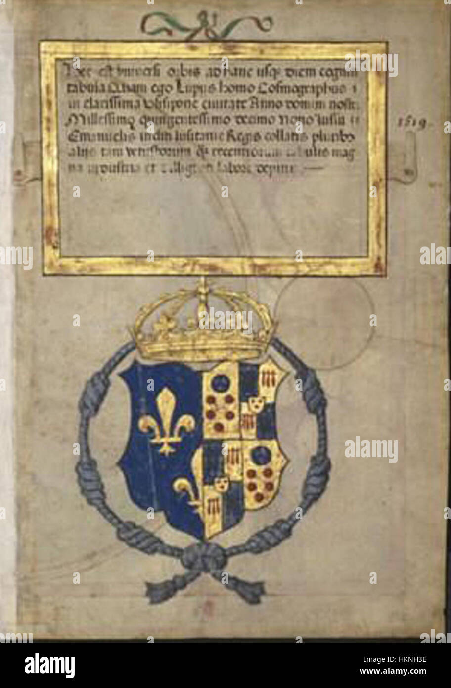 The Atlas Miller Portada is an artwork from the 17th century, depicting ...