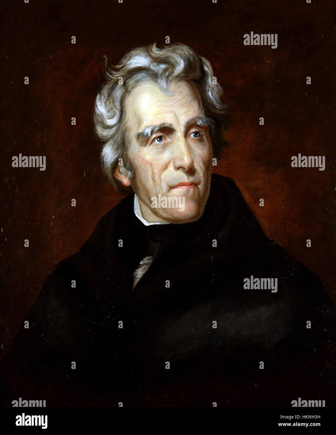 The portrait of Andrew Jackson, the 7th President of the United States ...