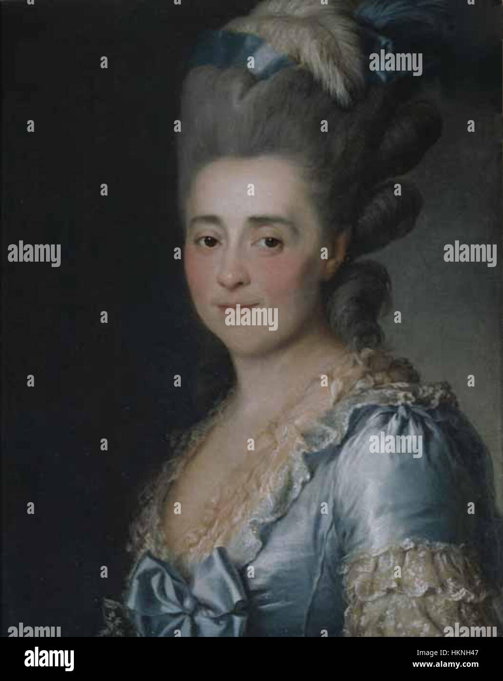 A portrait of Natalia Melgunova, painted by the renowned Russian artist ...
