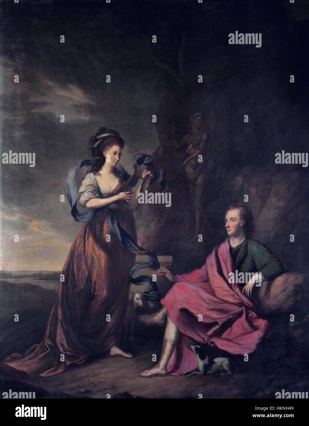 This portrait of Arthur Wolfe, 1st Viscount Kilwarden, and his wife ...